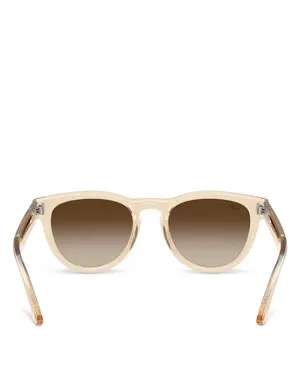 Ray-ban Round Sunglasses, 51mm - Brown