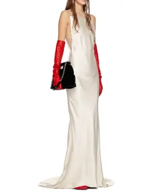 MAISON MARGIELA Hammered Satin Gown