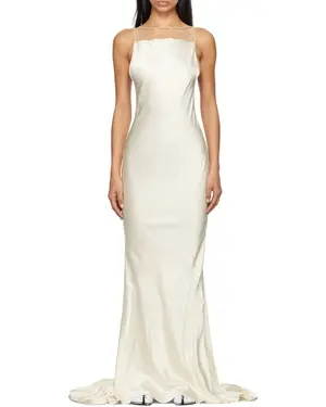 MAISON MARGIELA Hammered Satin Gown
