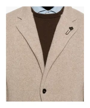 LARDINI Patch-pockets Buttoned Blazer