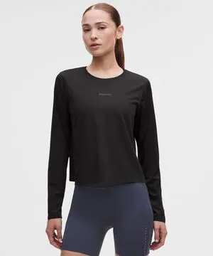 Lululemon Fast And Free Long-sleeve Shirt - Black