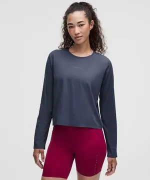 Lululemon Fast And Free Long-sleeve Shirt - Dusty Diamond