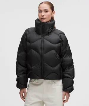 Lululemon Featherweight Cropped Quilted Puffer - Black