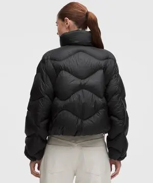 Lululemon Featherweight Cropped Quilted Puffer - Black