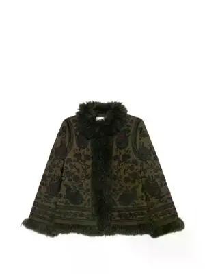 Antik Batik Pauline Embroidered Jacket - Green