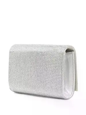 Rene Caovilla Crystal-embellished Chain-strap Clutch Bag
