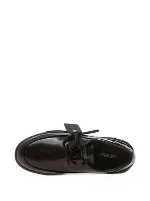 Off-White Derby Ooo Lace-up Sneakers - Black