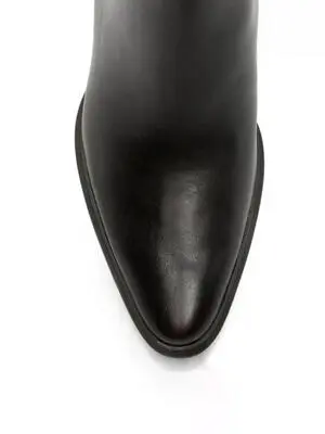 Michael Kors Logo-plaque Block-heel Ankle Boots
