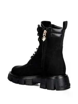 Moschino Lace-up Chunky-sole Boots