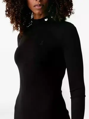Patrizia Pepe Button-detail High-neck Bodysuit