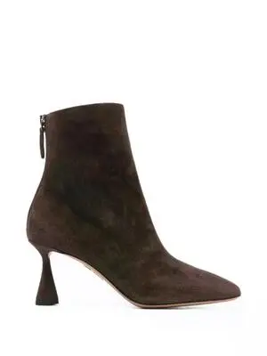 AQUAZZURA Amore Suede Ankle Boots