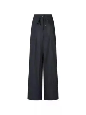 STUDIO TOMBOY Drawstring Wide-leg Trousers - Grey