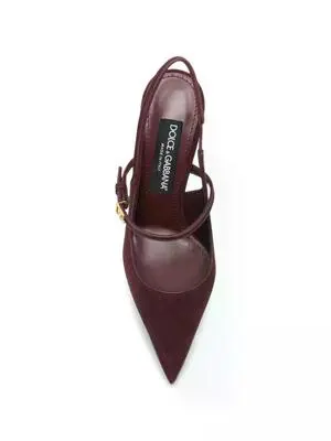 Dolce & Gabbana Dg Logo Suede Pumps
