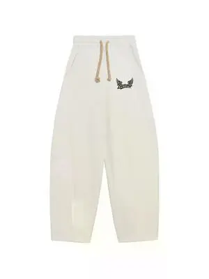 BARROW Logo-print Drawstring Track Pants - Neutrals