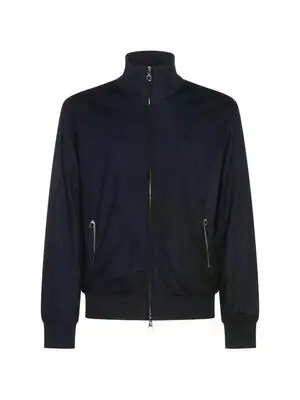 MONTECORE High-neck Zip-up Jacket - Blue