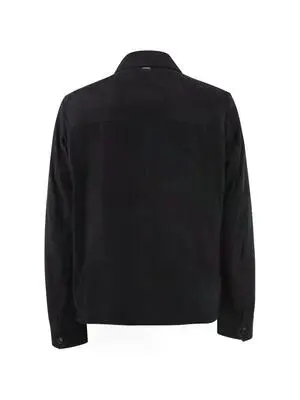 Herno Bottom-down Suede Jacket