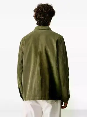 AERONAUTICA MILITARE Corduroy Logo-patch Shirt Jacket