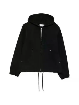 SAGE NATION Drawstring-hood Zip-up Jacket