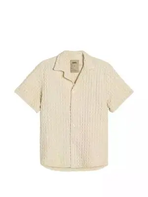 OAS Company Cuba Waffle-weave Shirt - Neutrals
