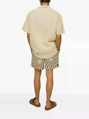 OAS Company Cuba Waffle-weave Shirt