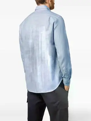 Paul & Shark X-soft Houndstooth-pattern Flannel Shirt