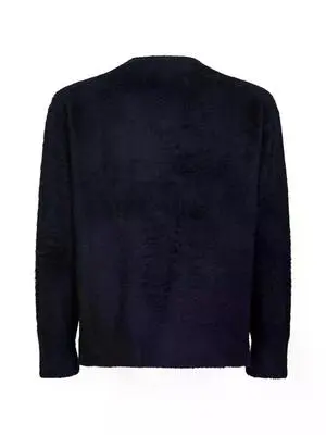 ROBERTO COLLINA Brushed-knit Crew-neck Sweater