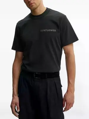 SUNFLOWER Logo-print T-shirt - Black