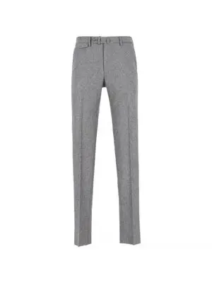 Tagliatore Flannel Tailored Trousers - Grey