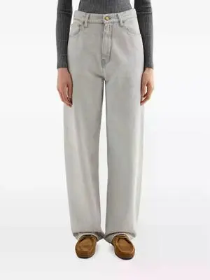 JIL SANDER Light-washed Loose-fit Jeans