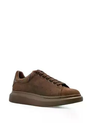 Alexander McQueen Skull-print Suede Sneakers