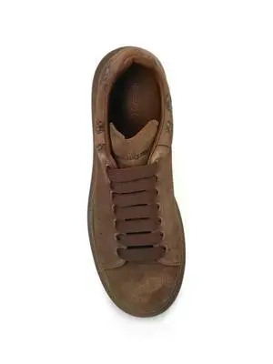 Alexander McQueen Skull-print Suede Sneakers