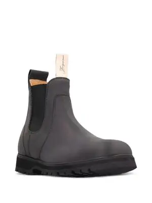 Jacquemus The Foin Ankle Boots - Black