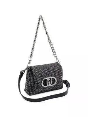 Liu Jo Rhinestone-embellished Leather Shoulder Bag