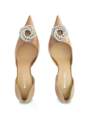 Mach & Mach Galaxy Crystal-embellished D'orsay Pumps