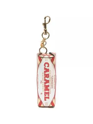 ANYA HINDMARCH Tunnock's Caramel Biscuit Magnetic-fastening Keyring - Red