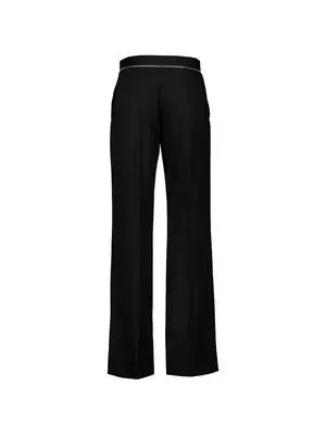 Stella McCartney Zipper-detail Straight-leg Pants