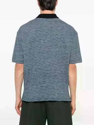 Etro Striped-knit Polo Shirt