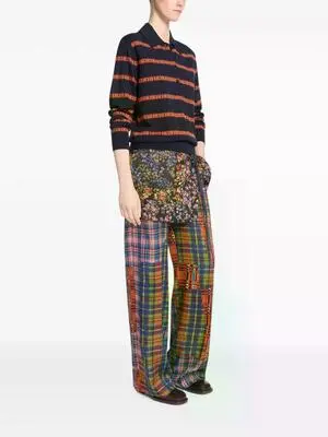 Dries Van Noten Striped Wool Polo