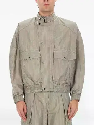 MARANT Vertical-stripe Short Jacket