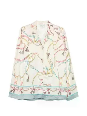 FORTE_FORTE Chain-print Shirt