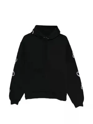 Balenciaga Logo-sleeve Hoodie