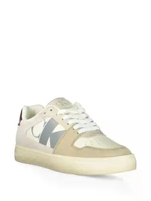 Calvin Klein Monogram Suede-panelled Sneakers