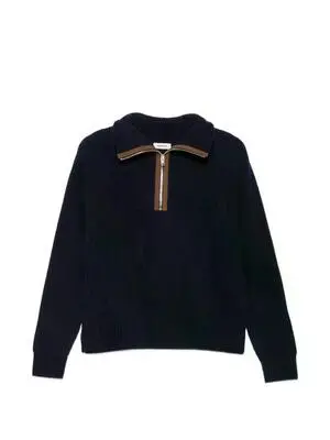 Sandro Quarter-zip Long-sleeve Sweater