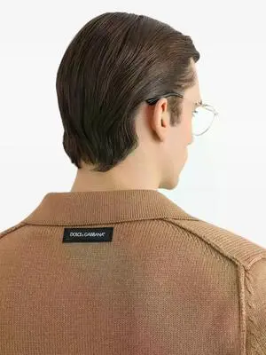 Dolce & Gabbana Virgin-wool Polo Shirt