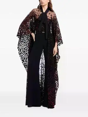 Elie Saab Sequin-embellished Cape