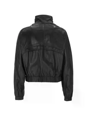 Vince High-neck Leather Jacket