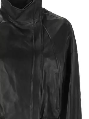 Vince High-neck Leather Jacket
