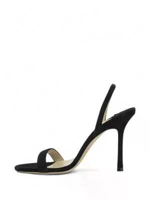 JIMMY CHOO Jenn 100 Suede Sandals