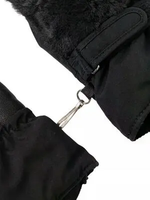 SPORTALM Faux-fur Panelled Mittens
