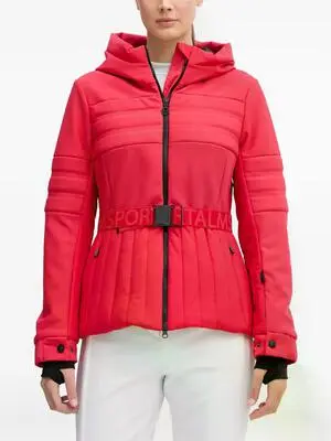 SPORTALM Hooded Belted Ski Jacket - Red